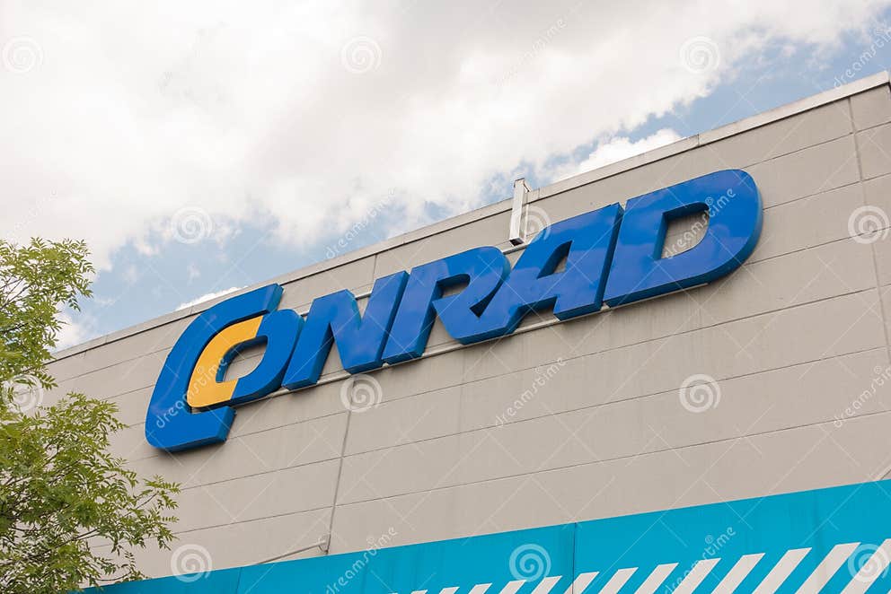 Conrad sign editorial image. Image of store, space, germany - 42557835