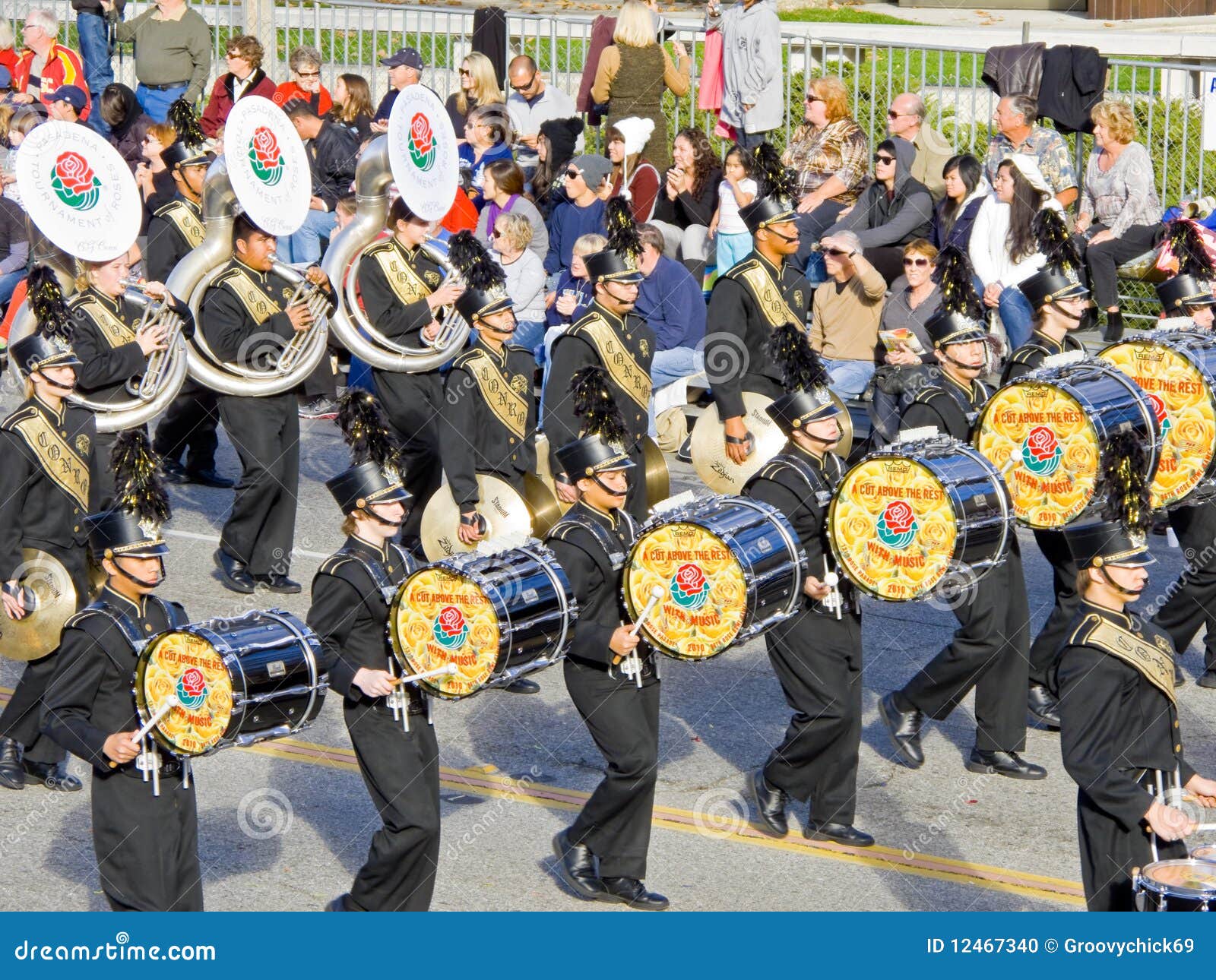 Conroe Tiger Band Marching Band Editorial Image - Image of band, crowd ...