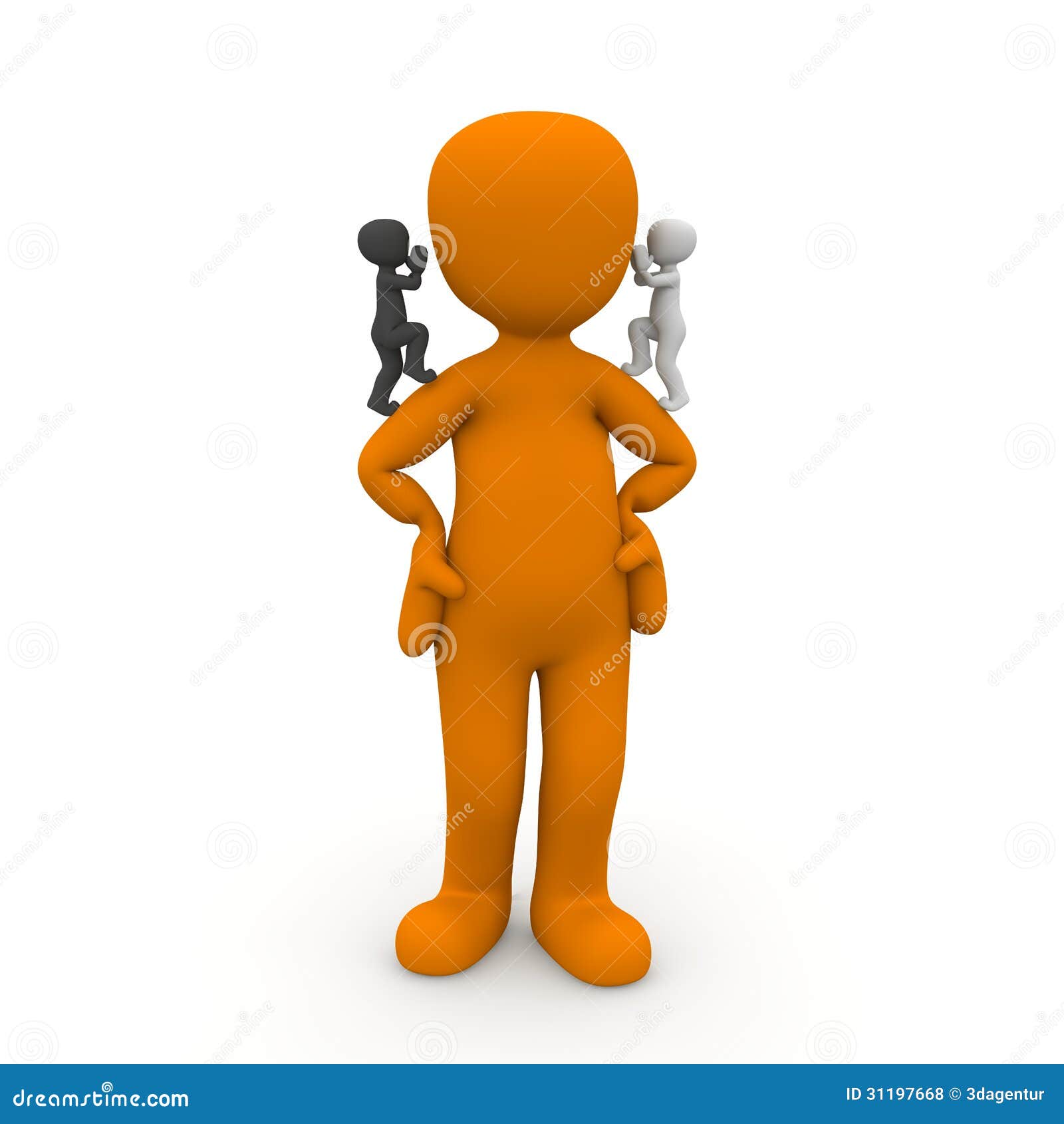 Conscience stock illustration. Illustration of contrast - 31197668