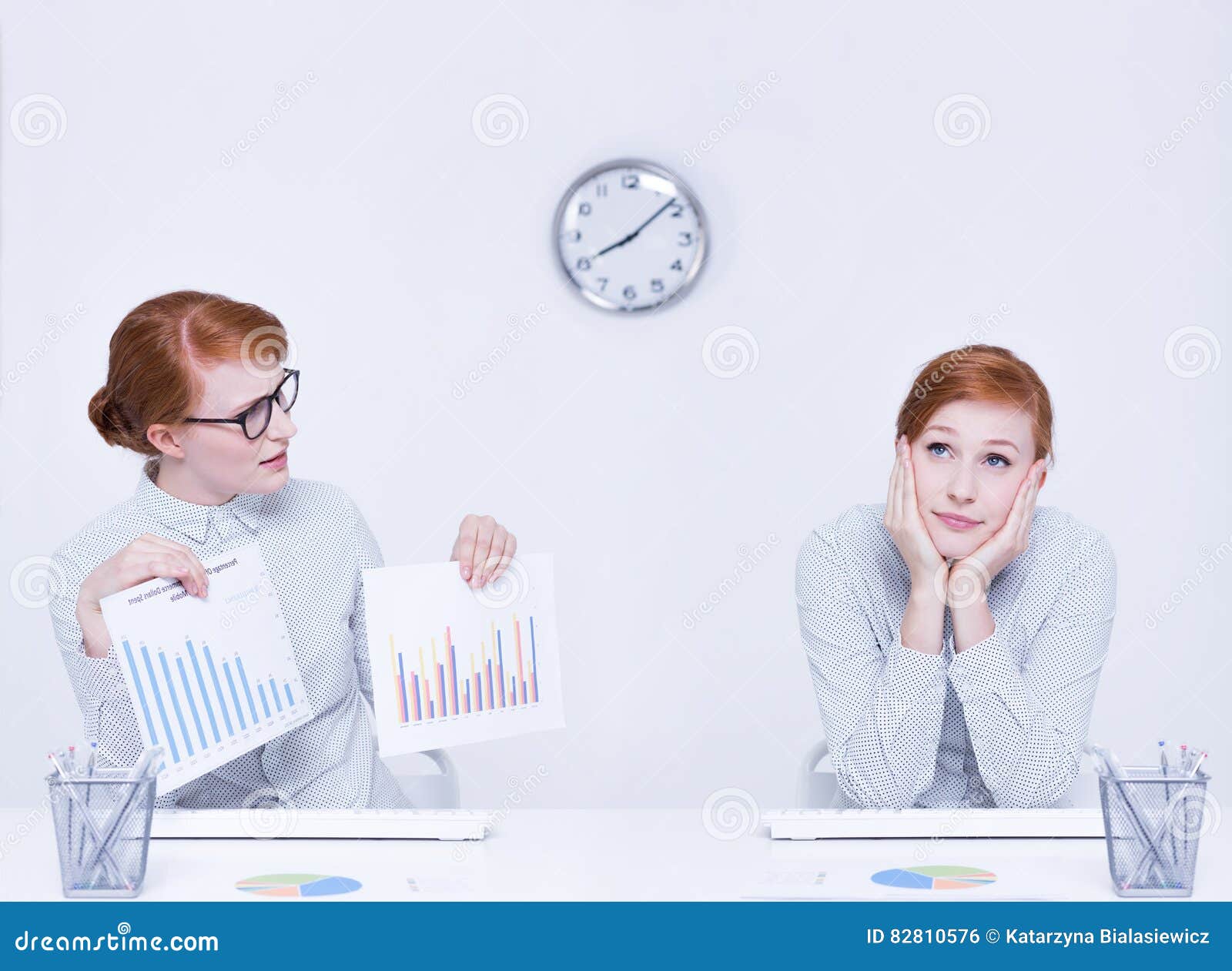 Conscientious and Distracted Worker Stock Photo - Image of worker, good ...