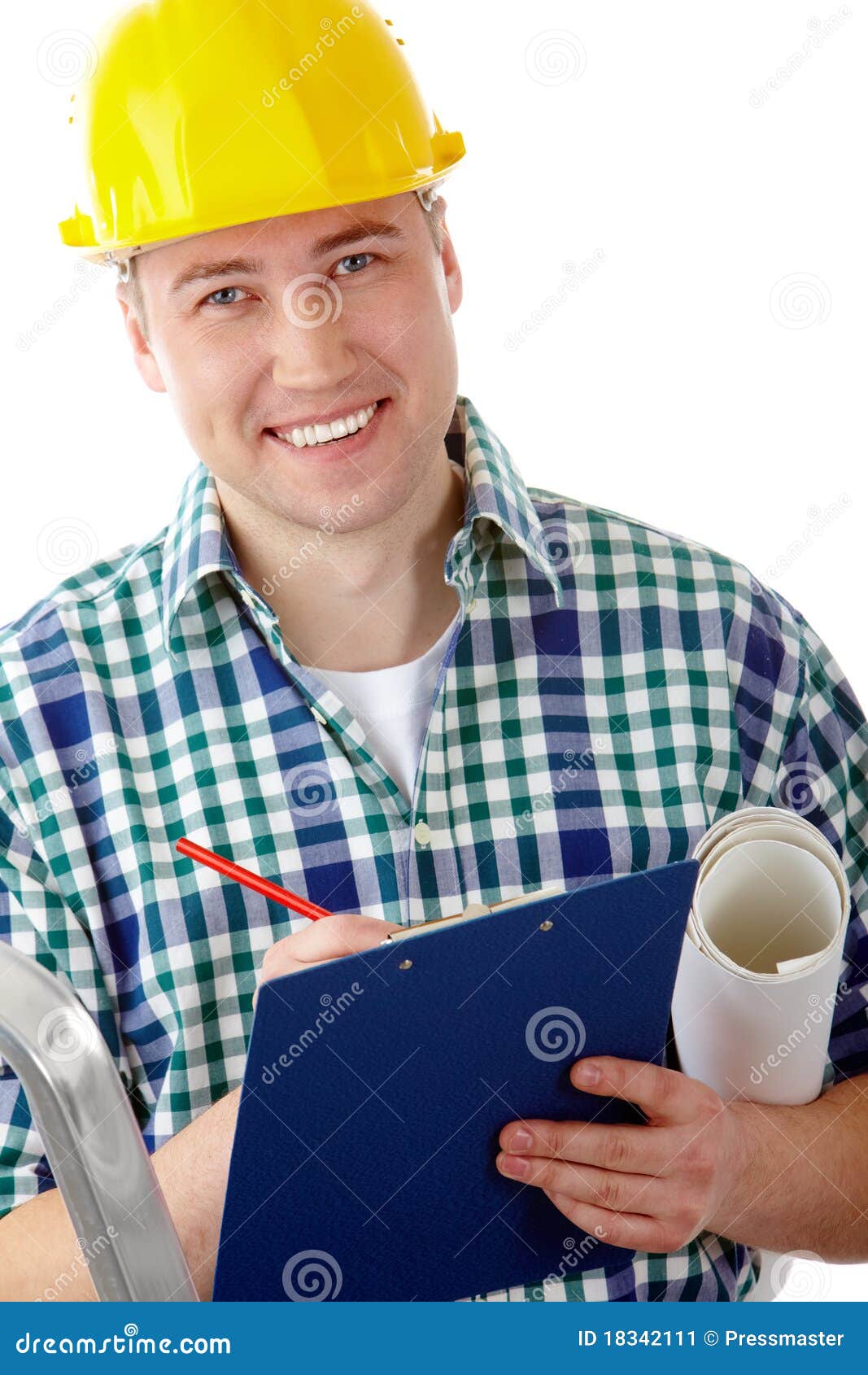 Conscientious foreman stock image. Image of contemporary - 18342111