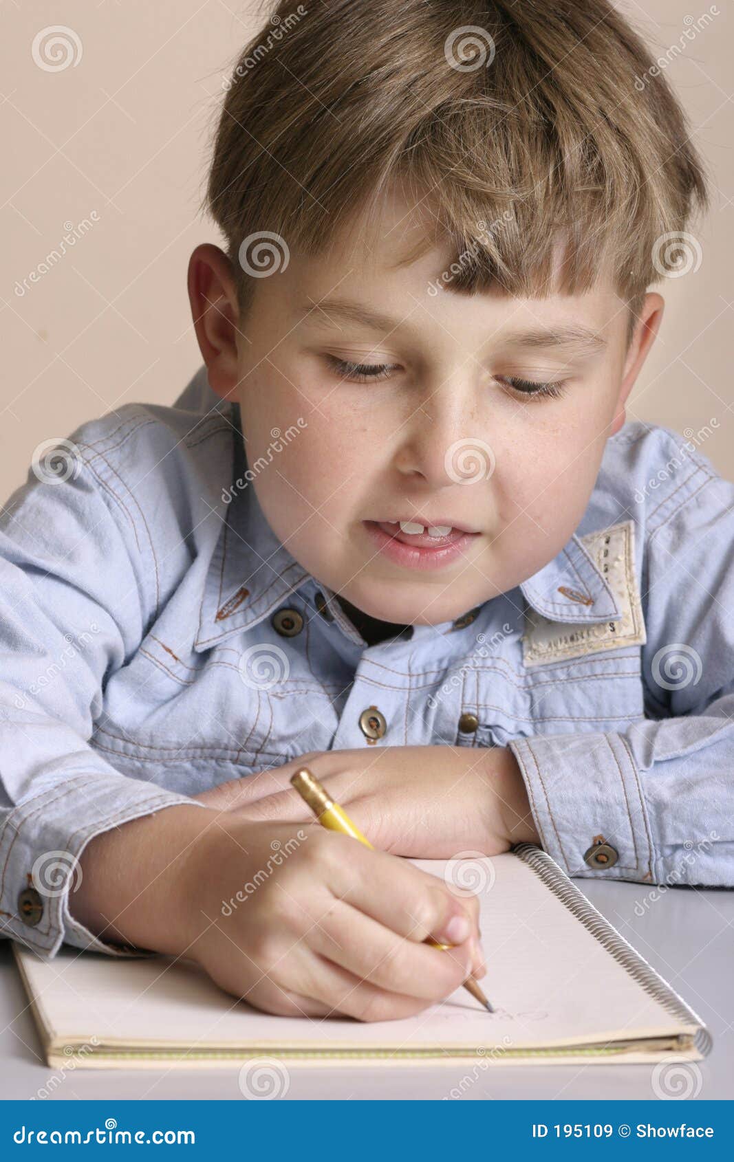 Conscientious worker stock image. Image of pencil, classroom - 195109