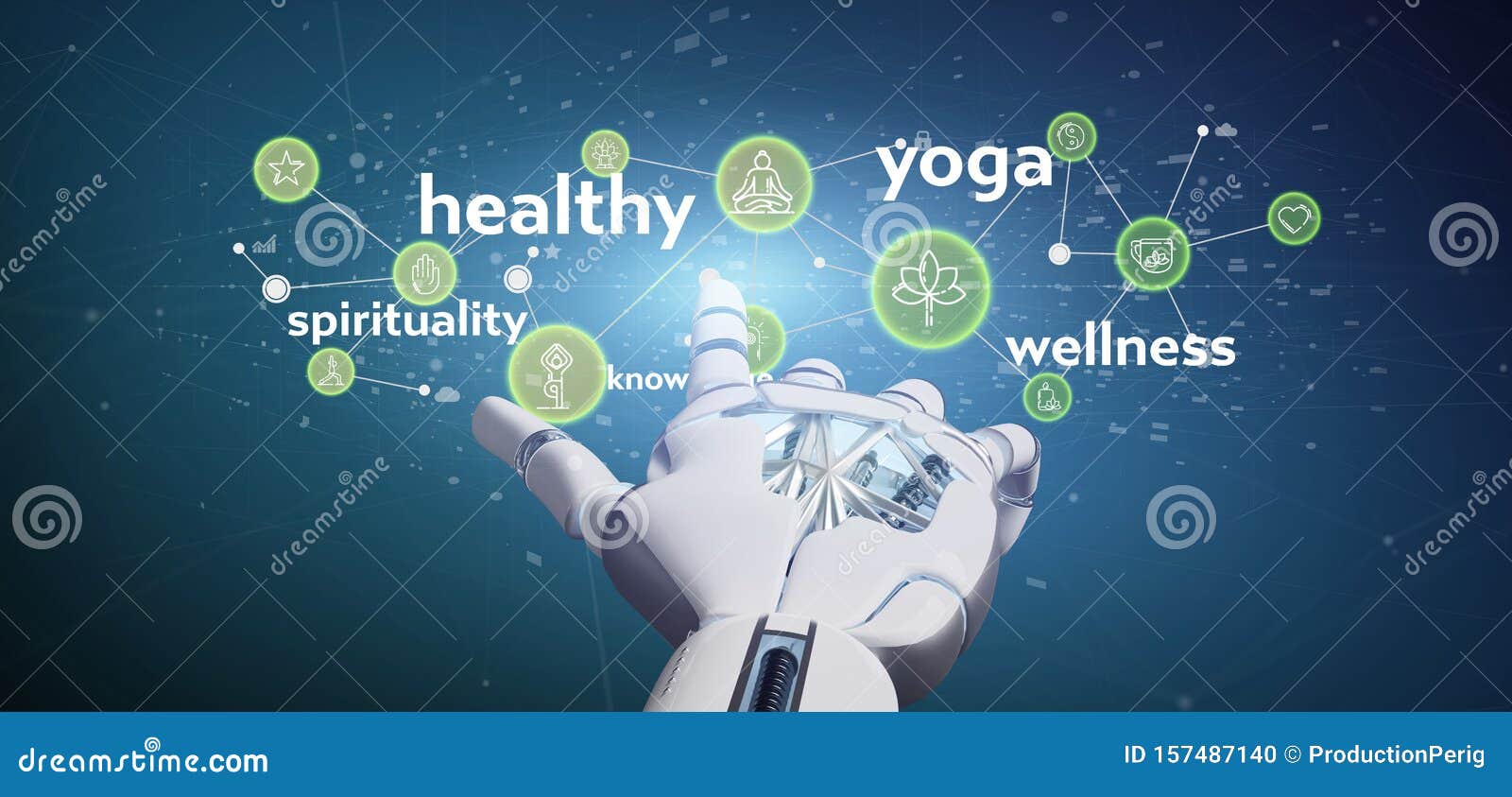 Conscious Head Icon on a Color Background Stock Illustration ...