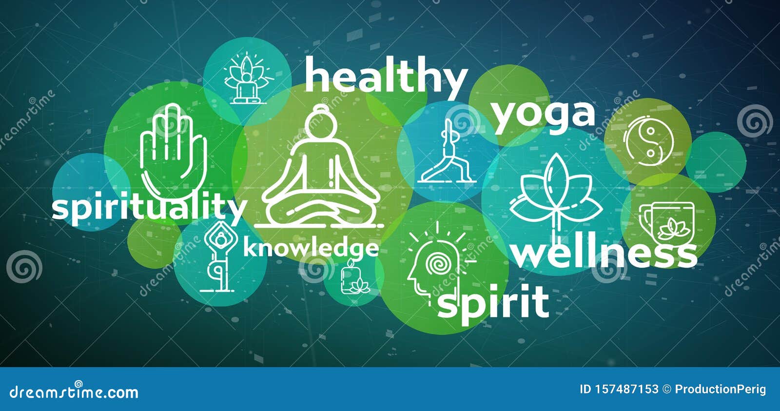 Conscious Head Icon on a Color Background Stock Illustration ...