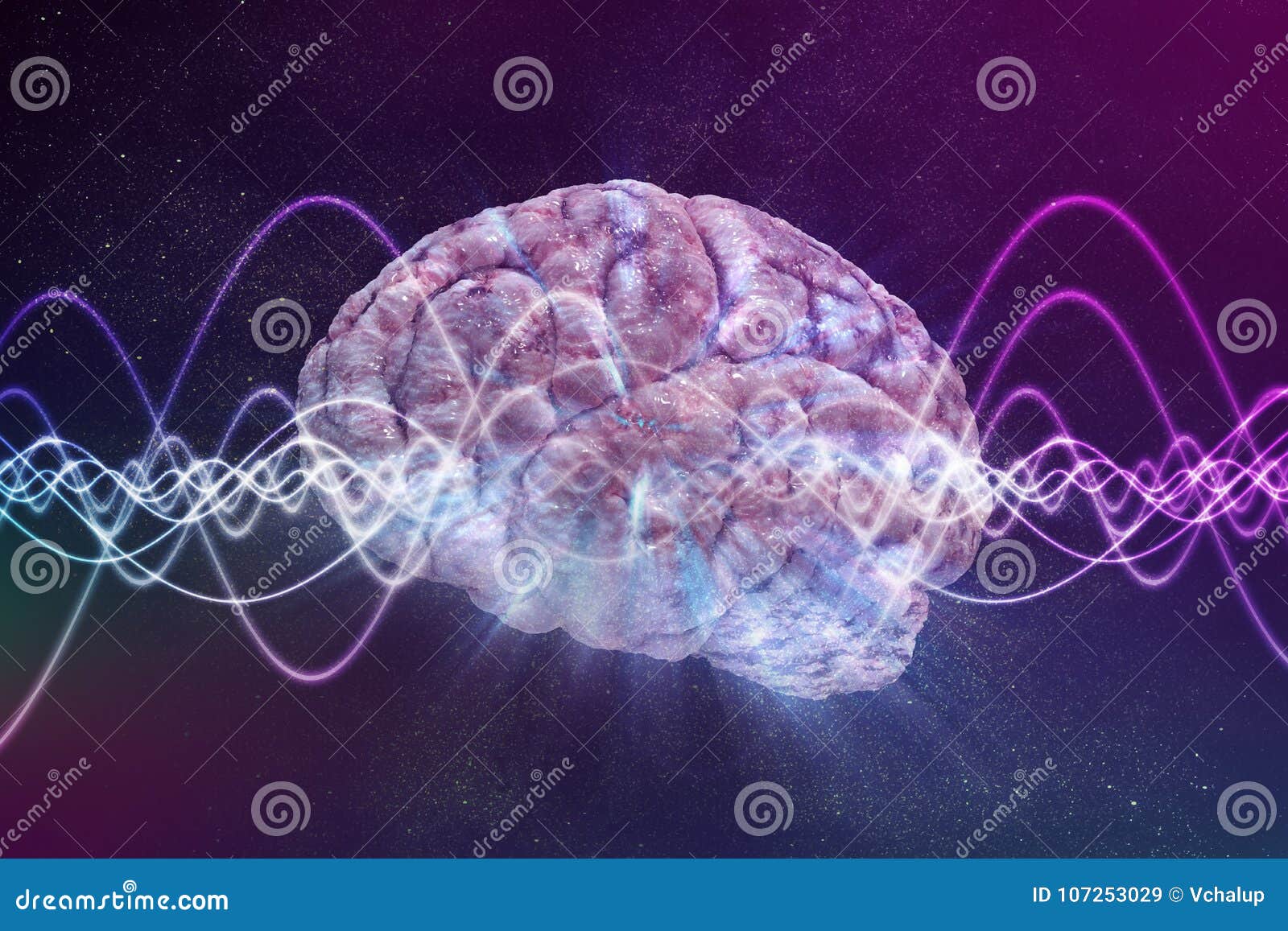 Consciousness Concept. Brain and Signal Waves in Background Stock ... Consciousness Concept. Brain and Signal Waves in Background Stock ...