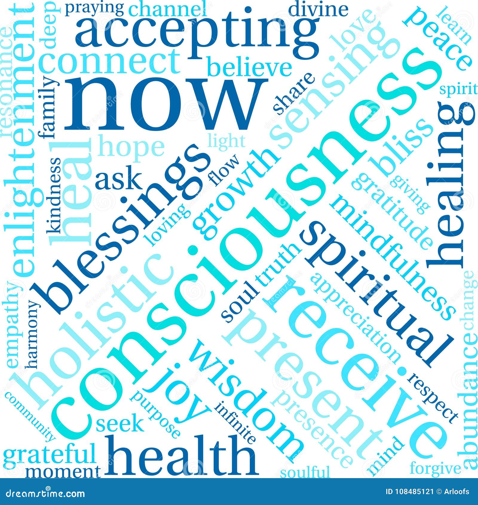 Consciousness Word Cloud stock vector. Illustration of growth - 108485121