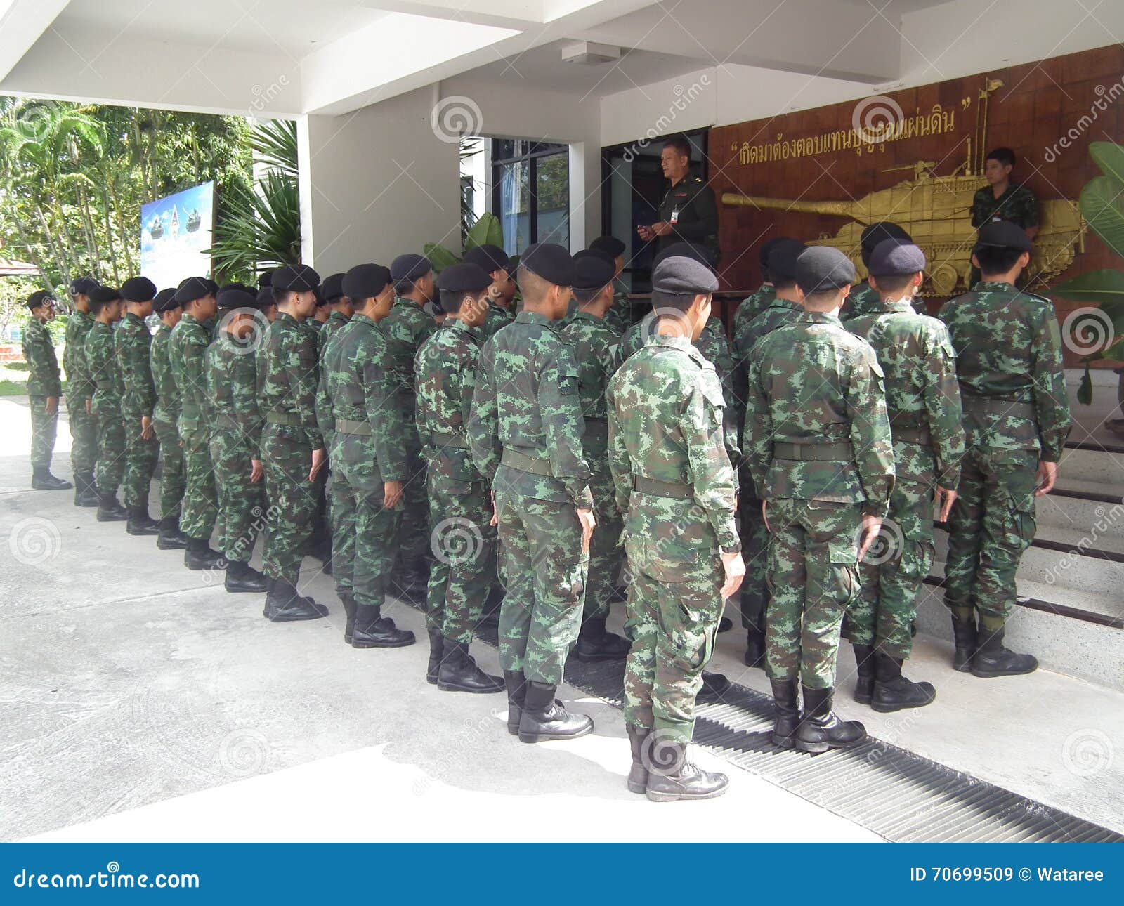 Conscription in Thailand editorial stock image. Image of city - 70699509