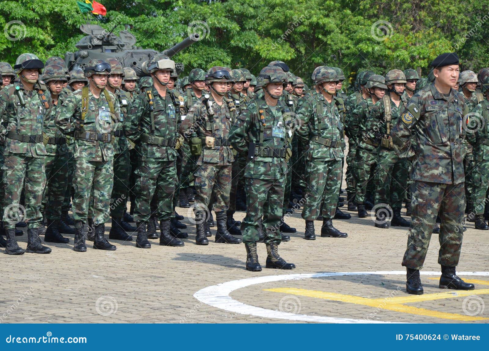Conscription in Thailand editorial stock image. Image of army - 75400624