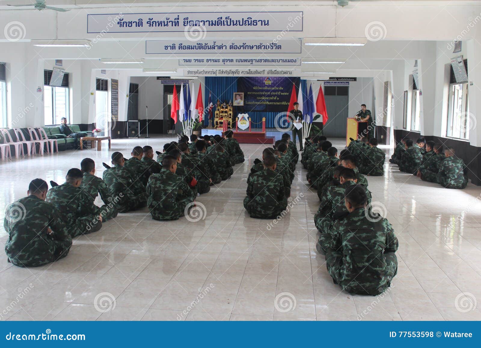 Conscription in Thailand editorial stock photo. Image of tank - 77553598