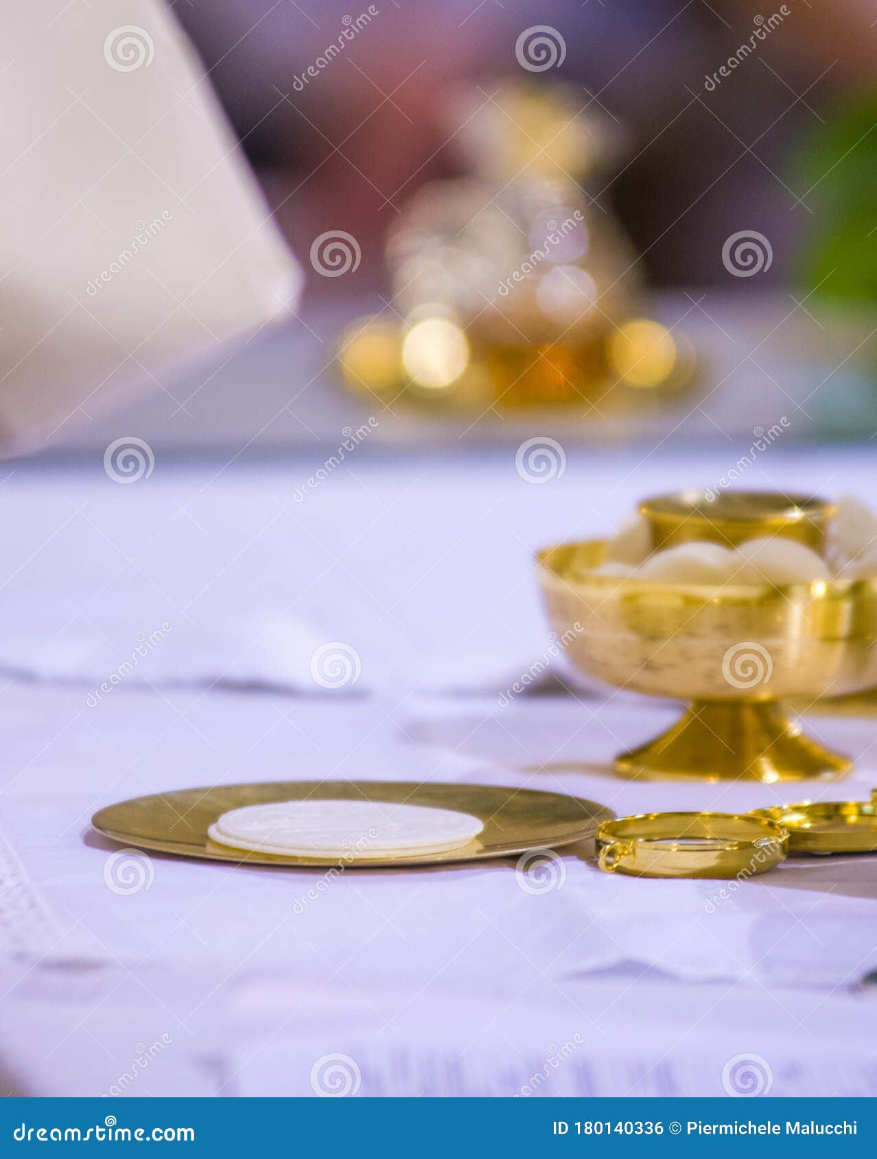 Consecrated Host for the Holy Mass Stock Photo - Image of faith ...
