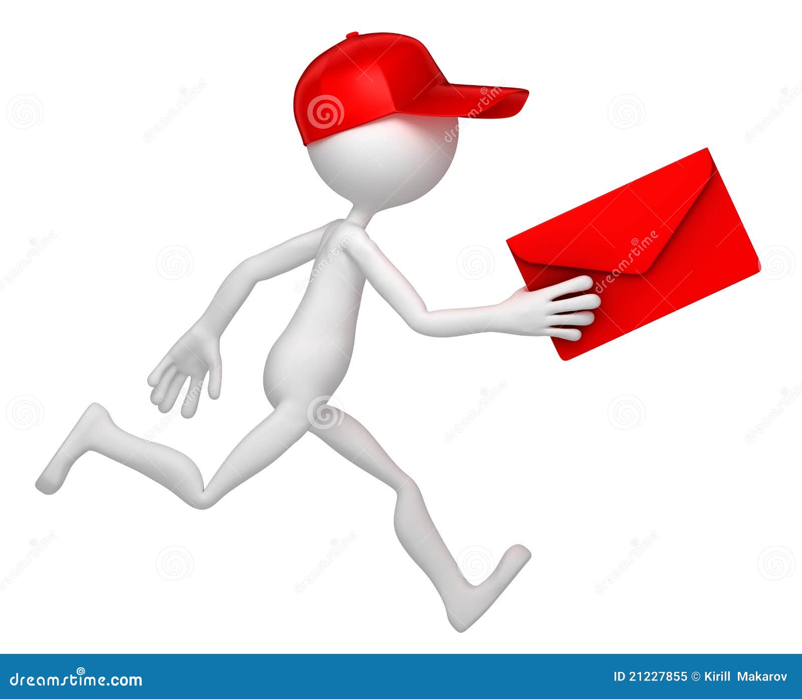 Consegna di posta illustrazione di stock. Illustrazione di allegro ...