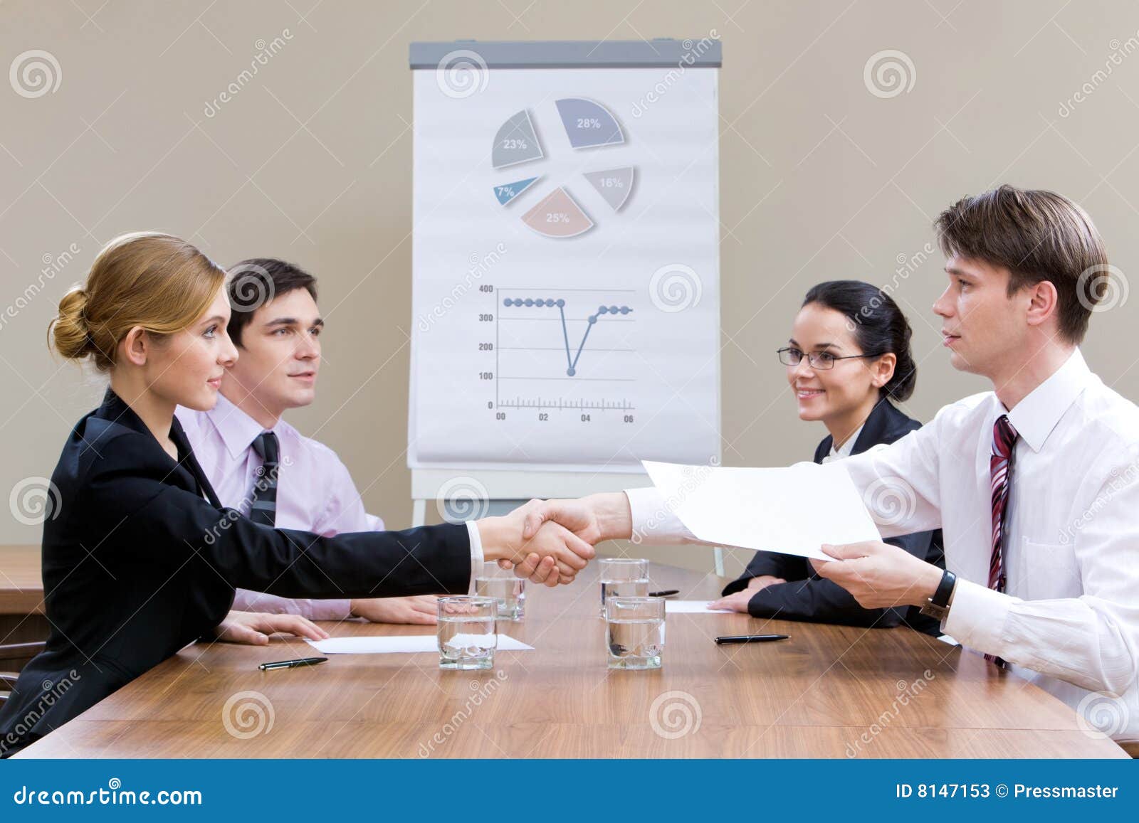 Consensus stock image. Image of gesture, handshake, businesspeople ...