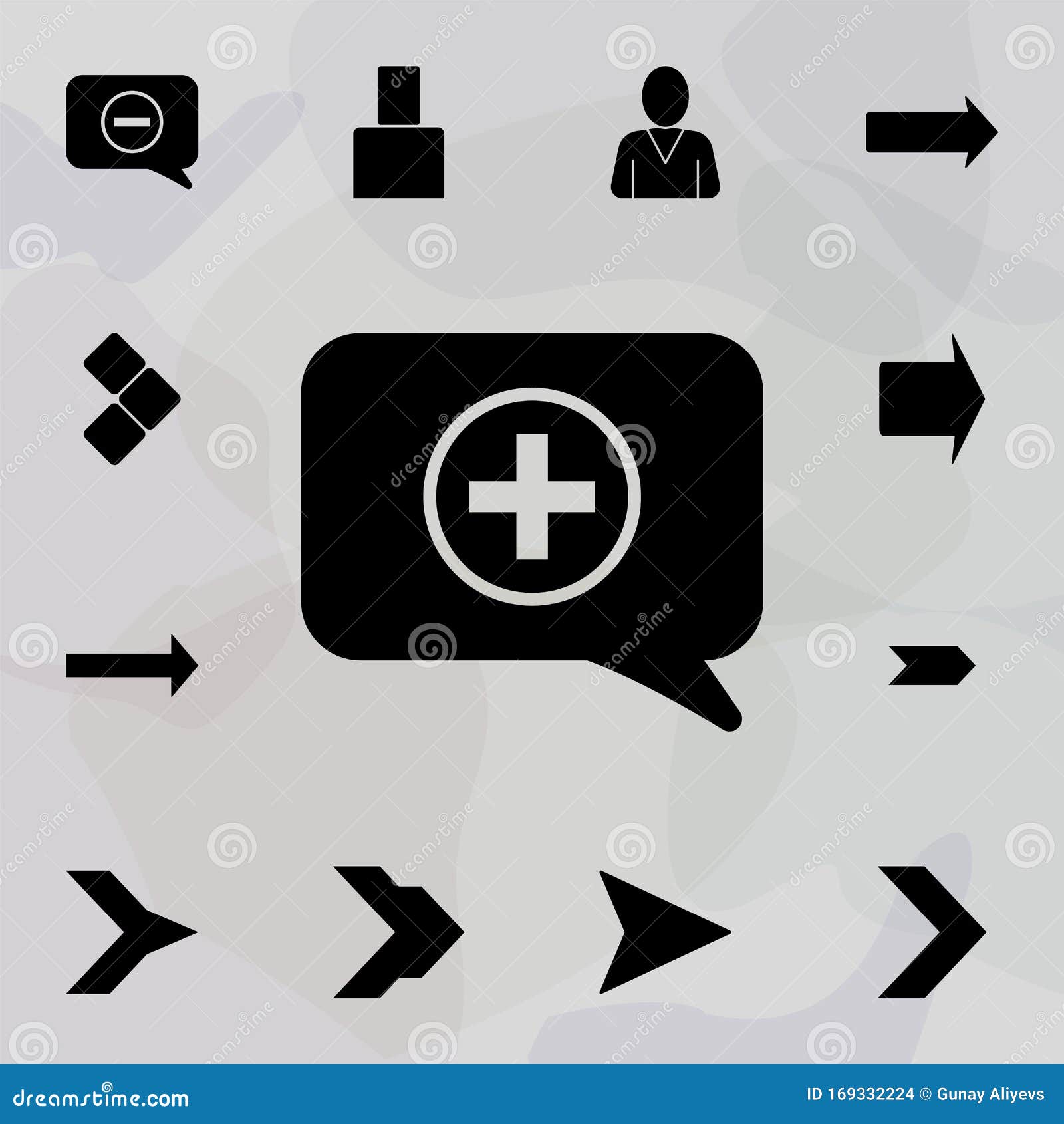 Consent in a Communication Bubble Icon. Web Icons Universal Set for Web ...