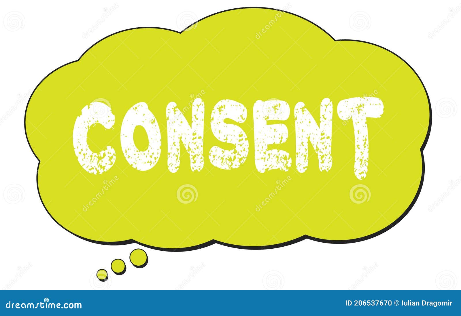 CONSENT Text On Green Round Grungy Stamp Royalty-Free Stock Photo ...