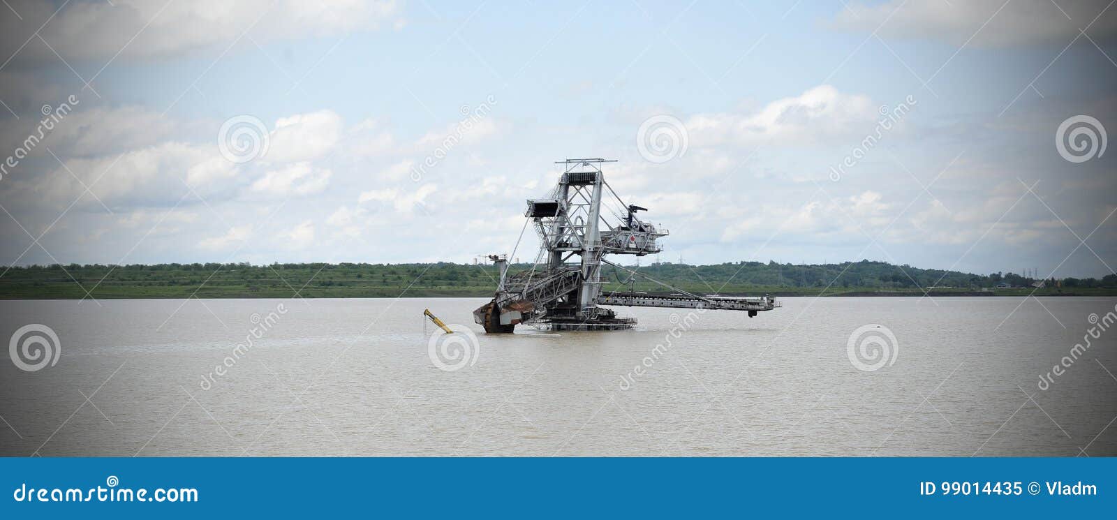Consequences of Catastrophic Flood in the Open Pit Mine - Serbia Stock ...