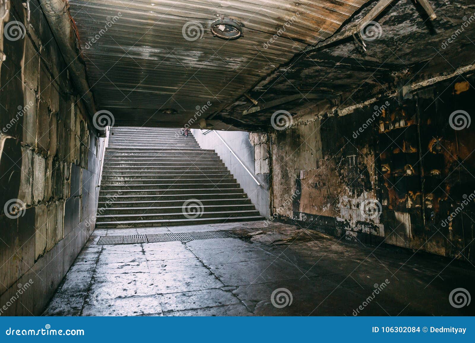 Consequences of Fire in Underground Tunnel or Dark Corridor or Crossing ...