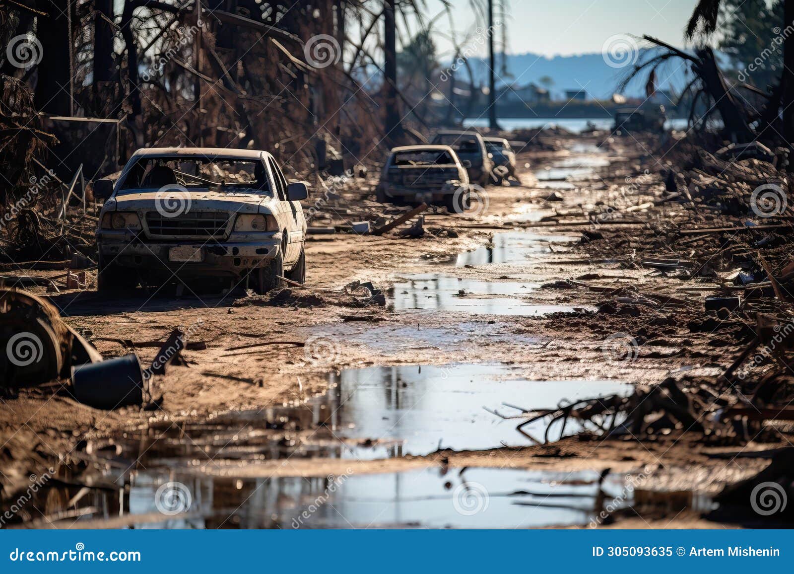 Flood Destroyed Cereal Field - A Concept For Climate Change And ...