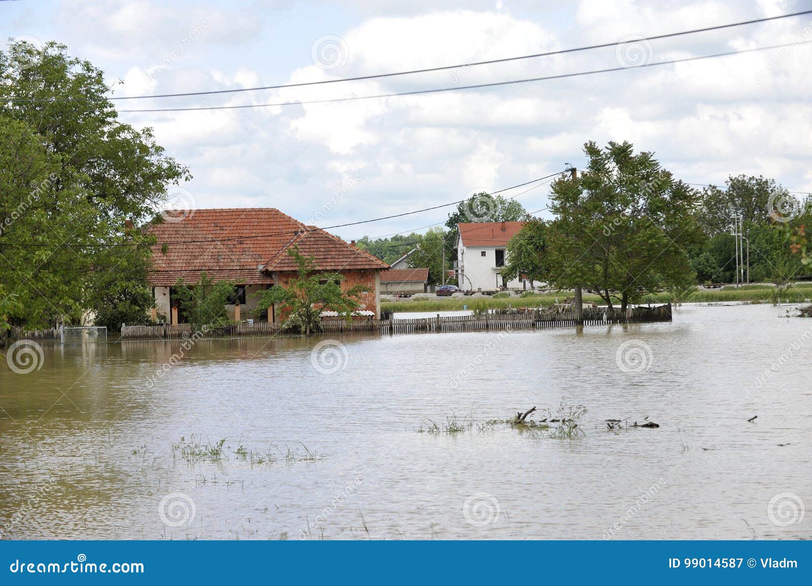 The Consequences of Flooding,flooded House Stock Image - Image of ...