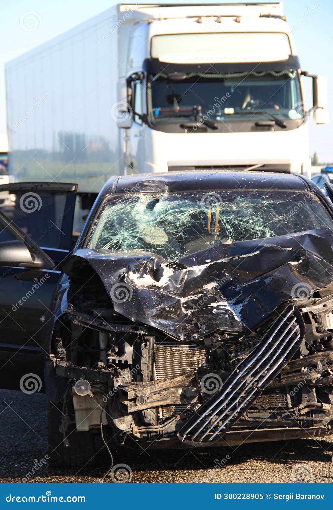 Consequences of a High-speed Collision between a Car and a Truck on the ...