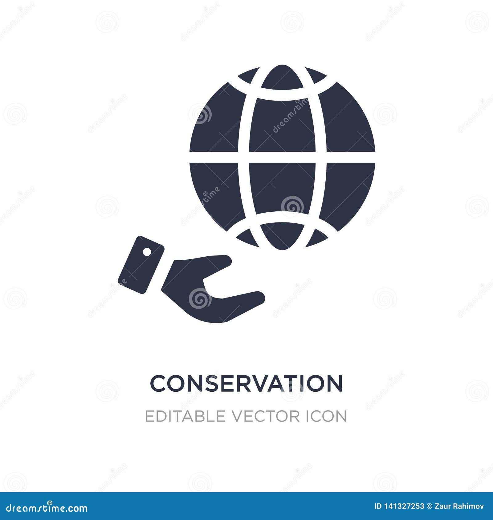 Conservation Icon on White Background. Simple Element Illustration from ...