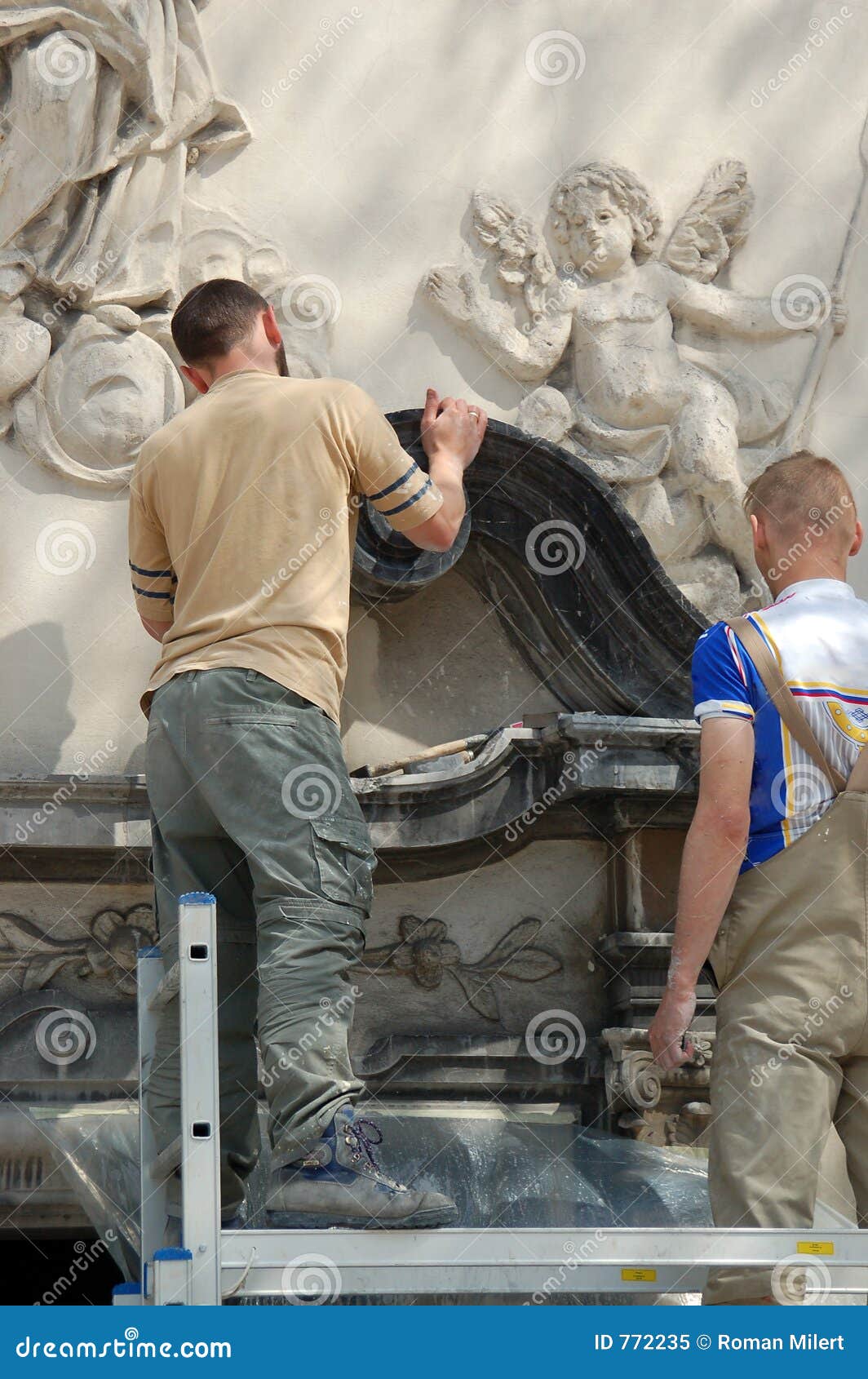 Conservation work stock image. Image of craftsmanship, historical - 772235