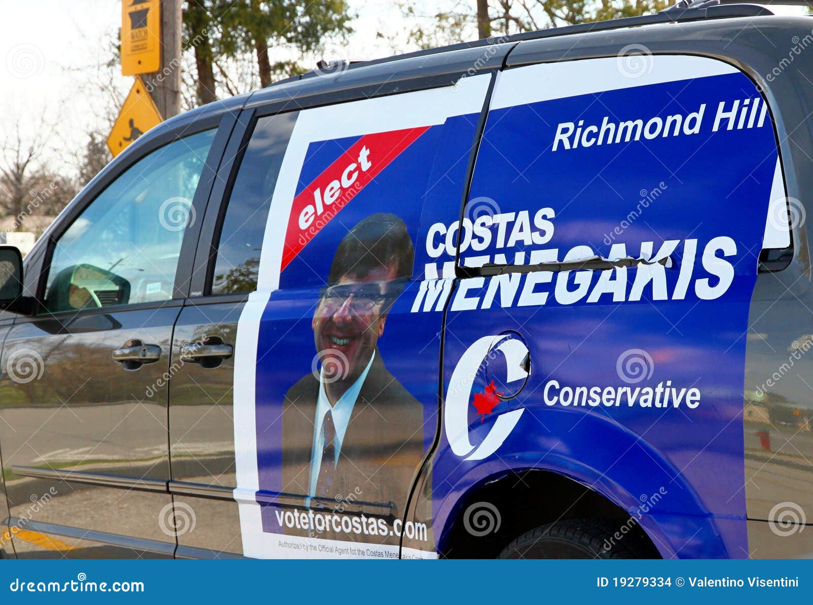 Conservative Candidate Ad editorial stock image. Image of ottawa - 19279334