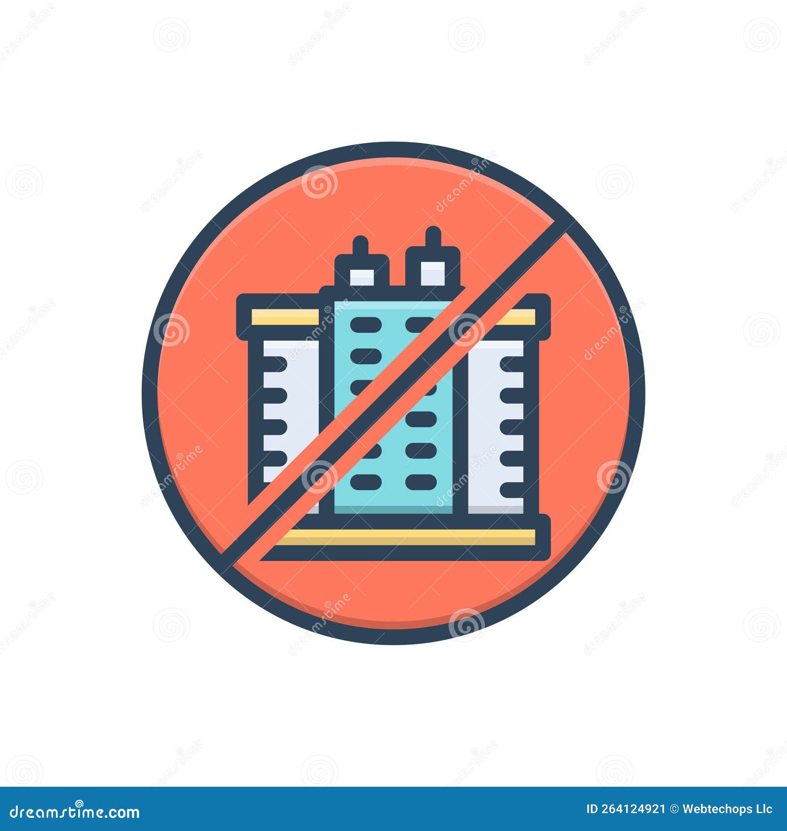 Color Illustration Icon for Conservative, Traditionalist and ...