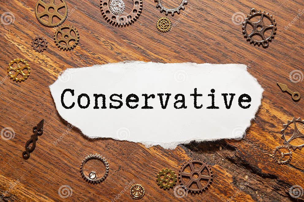 Conservative Word in a Dictionary. Conservative Concept. Stock Photo ...