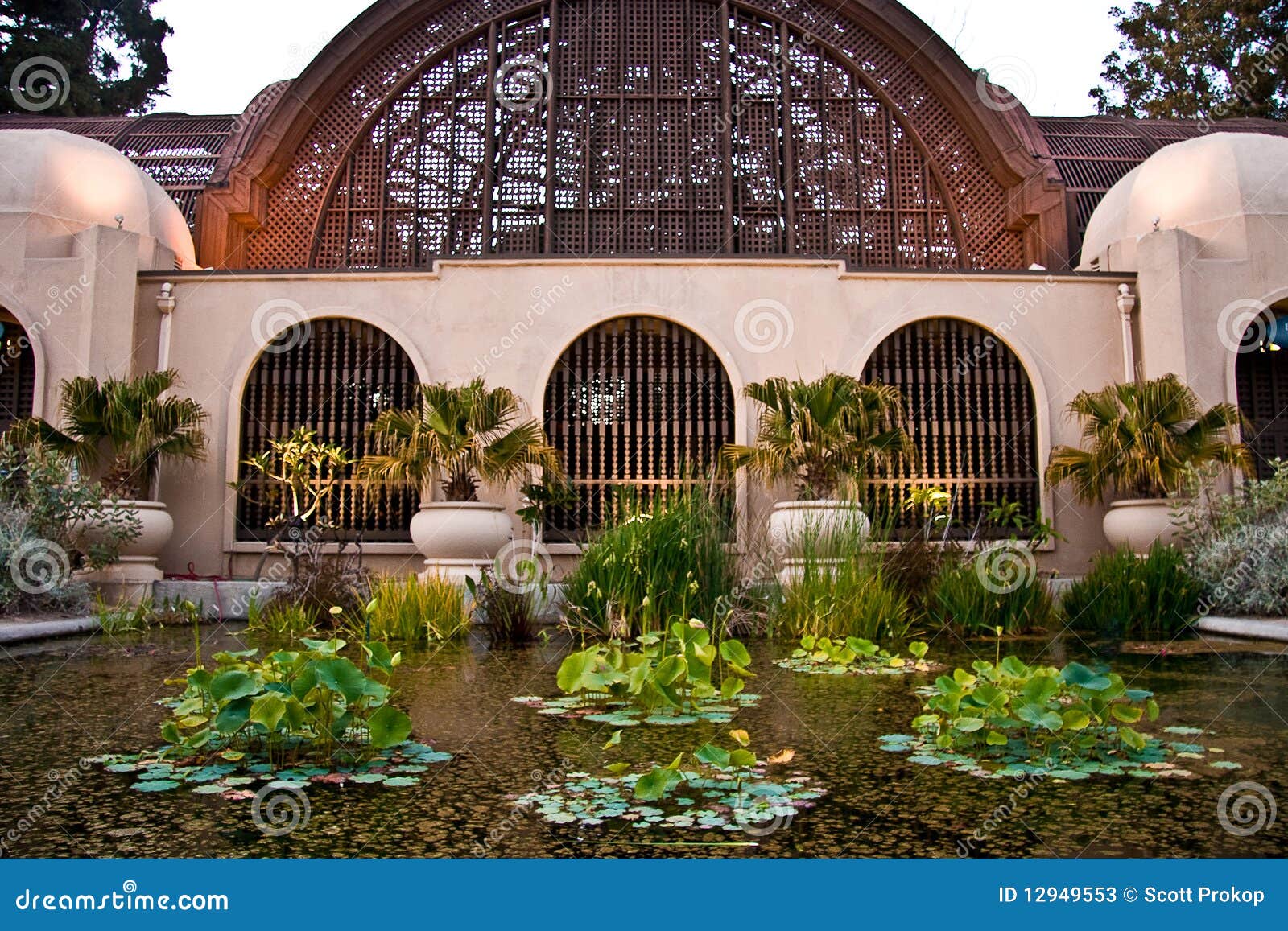 Conservatory of Flowers, Balboa Park, San Diego Stock Image - Image of ...