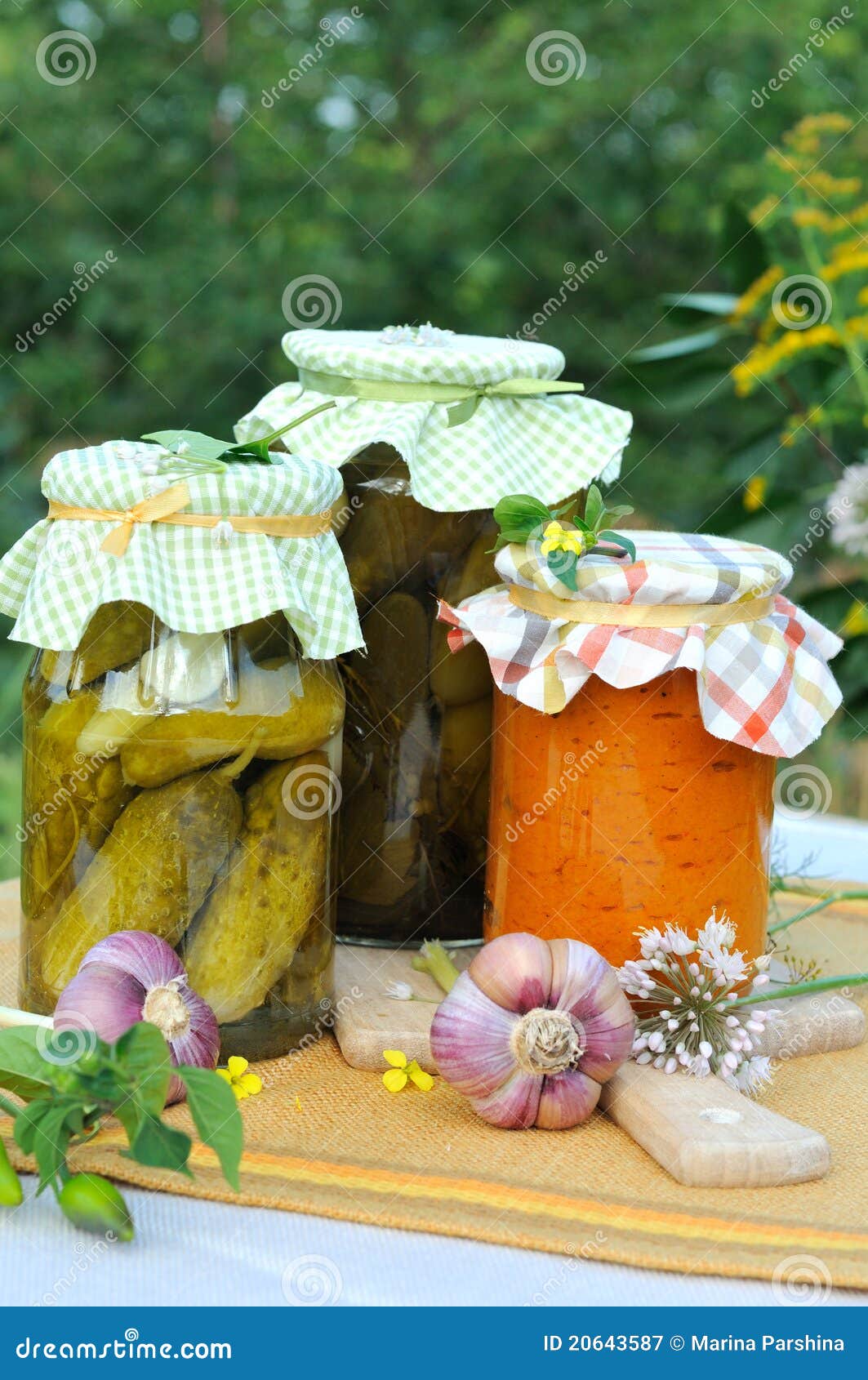 Conserve Casalinghe Assorted Immagine Stock - Immagine di coltura ...