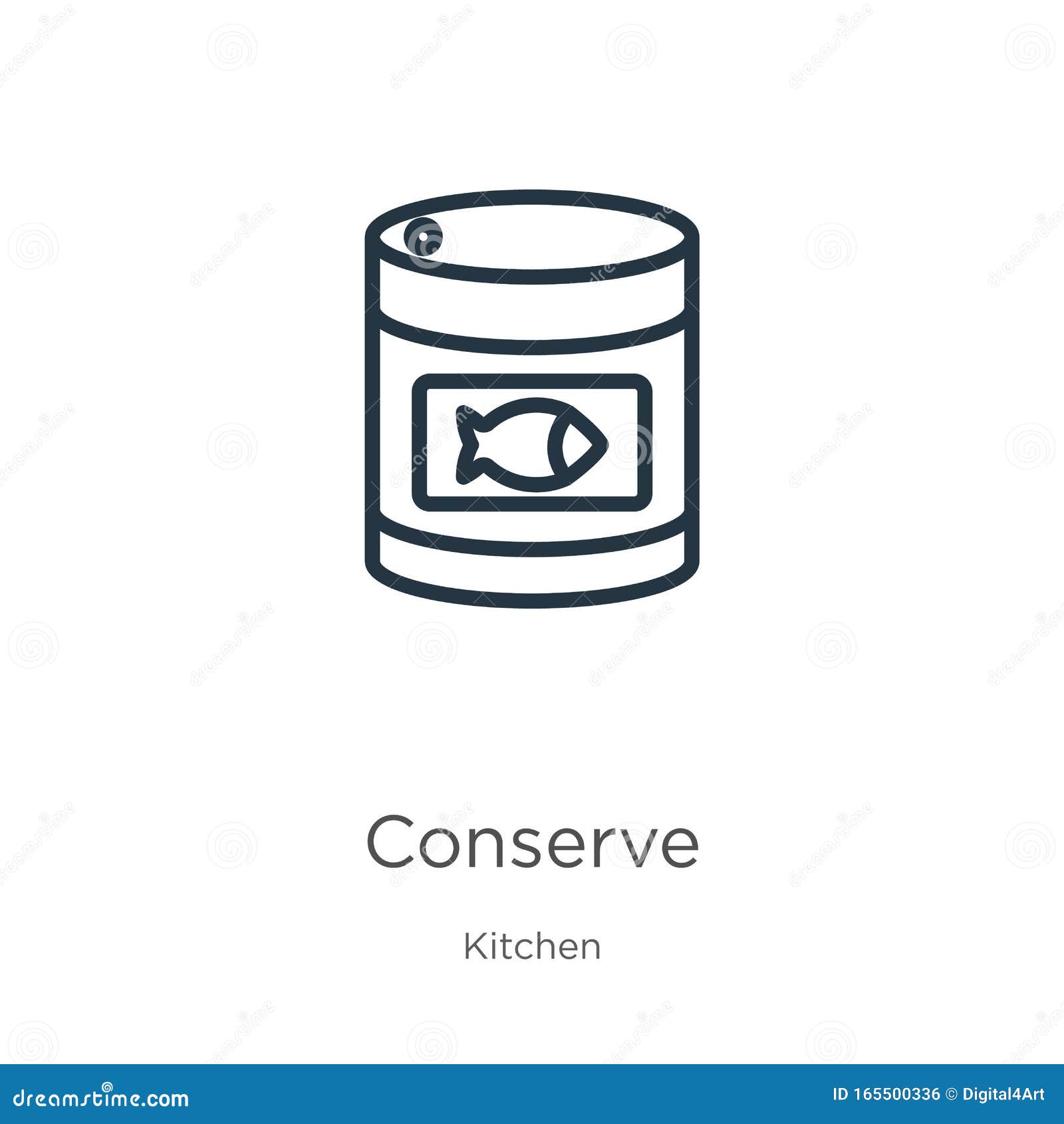 Conserve Tin Can Icon Set, Simple Style Vector Illustration ... Conserve Tin Can Icon Set, Simple Style Vector Illustration ...
