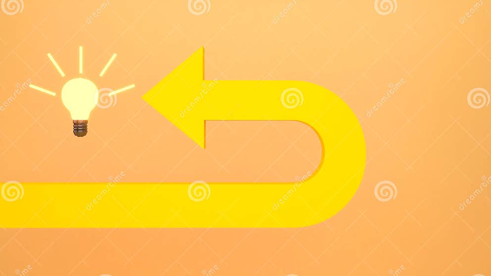 Consider Work from a Different Angle.,reverse Thinking,think Back Stock ...