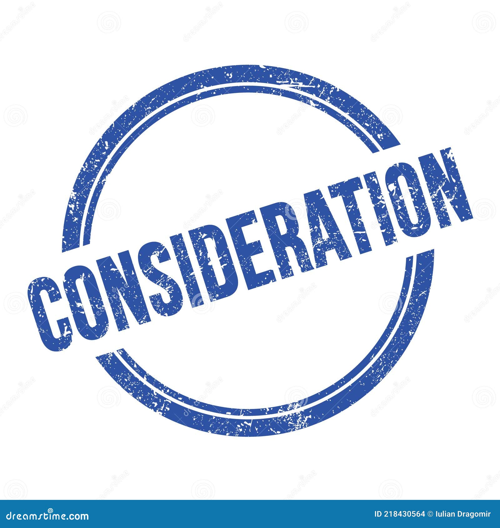 CONSIDERATION Text On Black Red Sticker Stamp Stock Photography ...