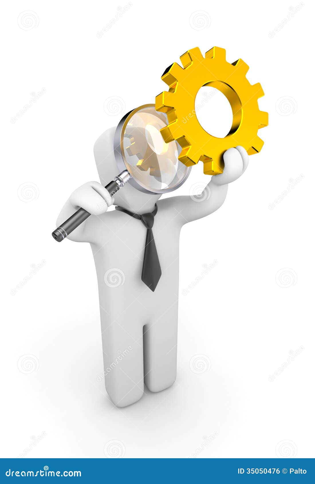 Considerazione dettagliata illustrazione di stock. Illustrazione di ...