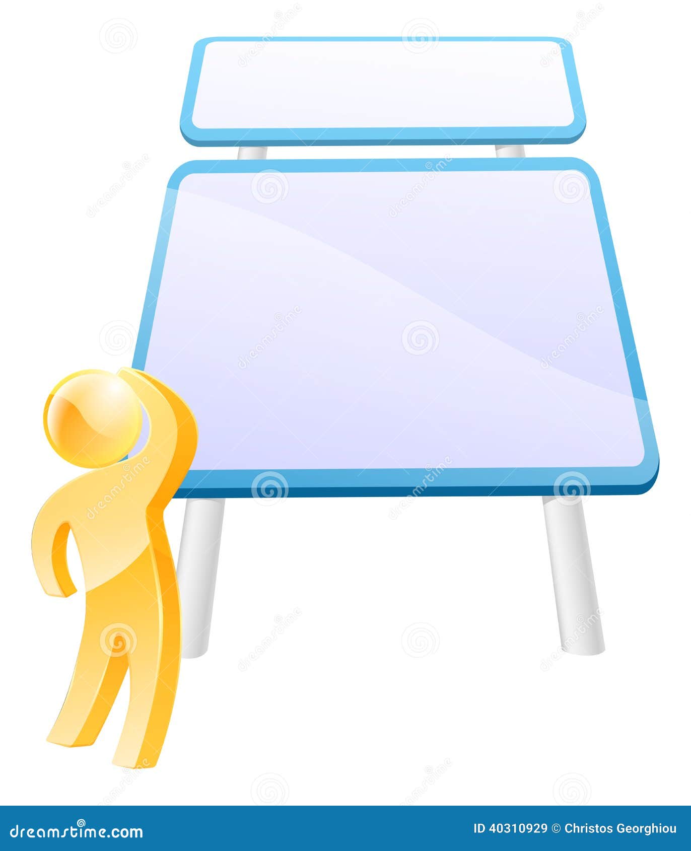 Considering options stock vector. Illustration of deciding - 40310929