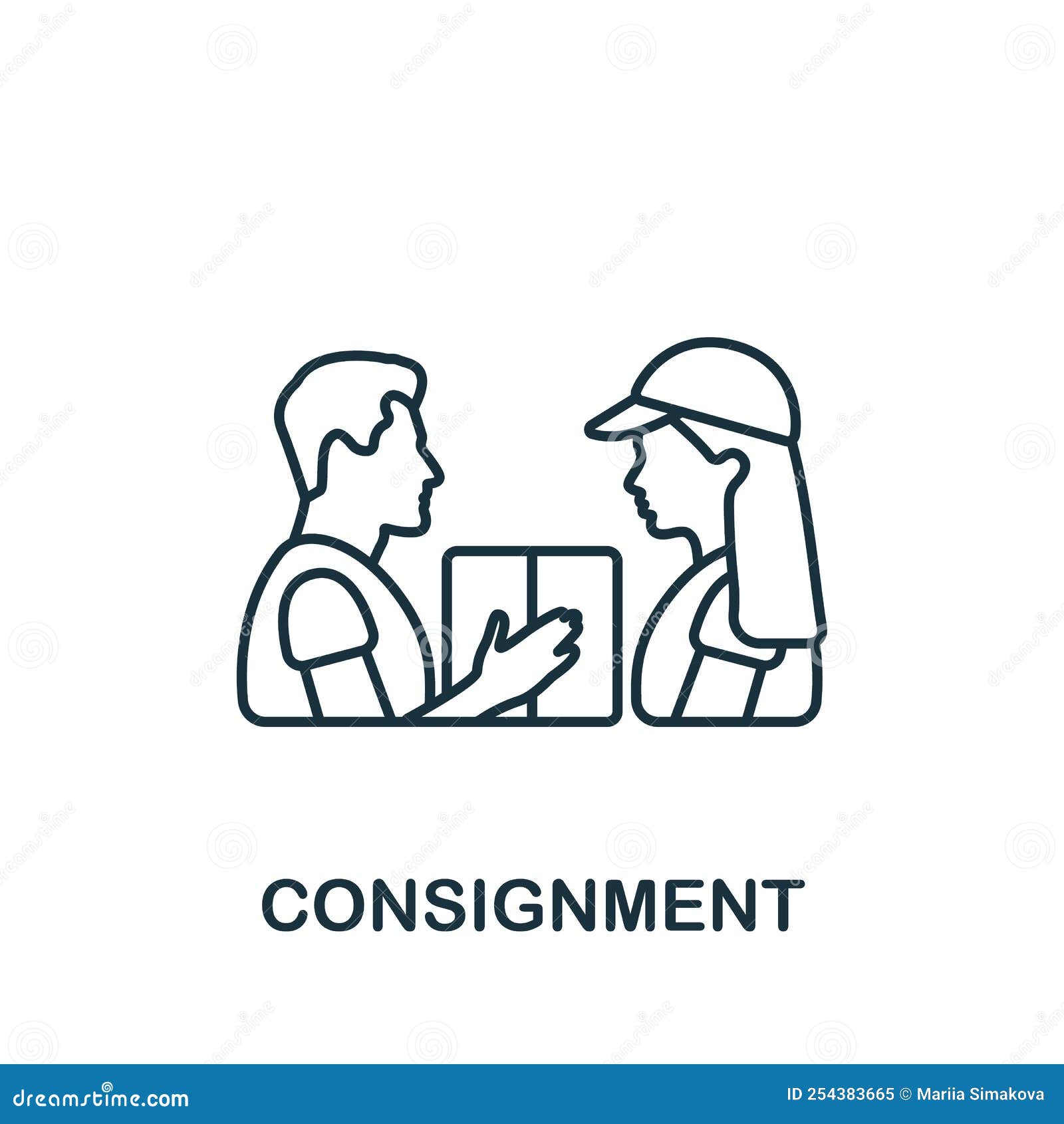 CMR Icon, Consignment Note Or Transport Document Vector Illustration ...