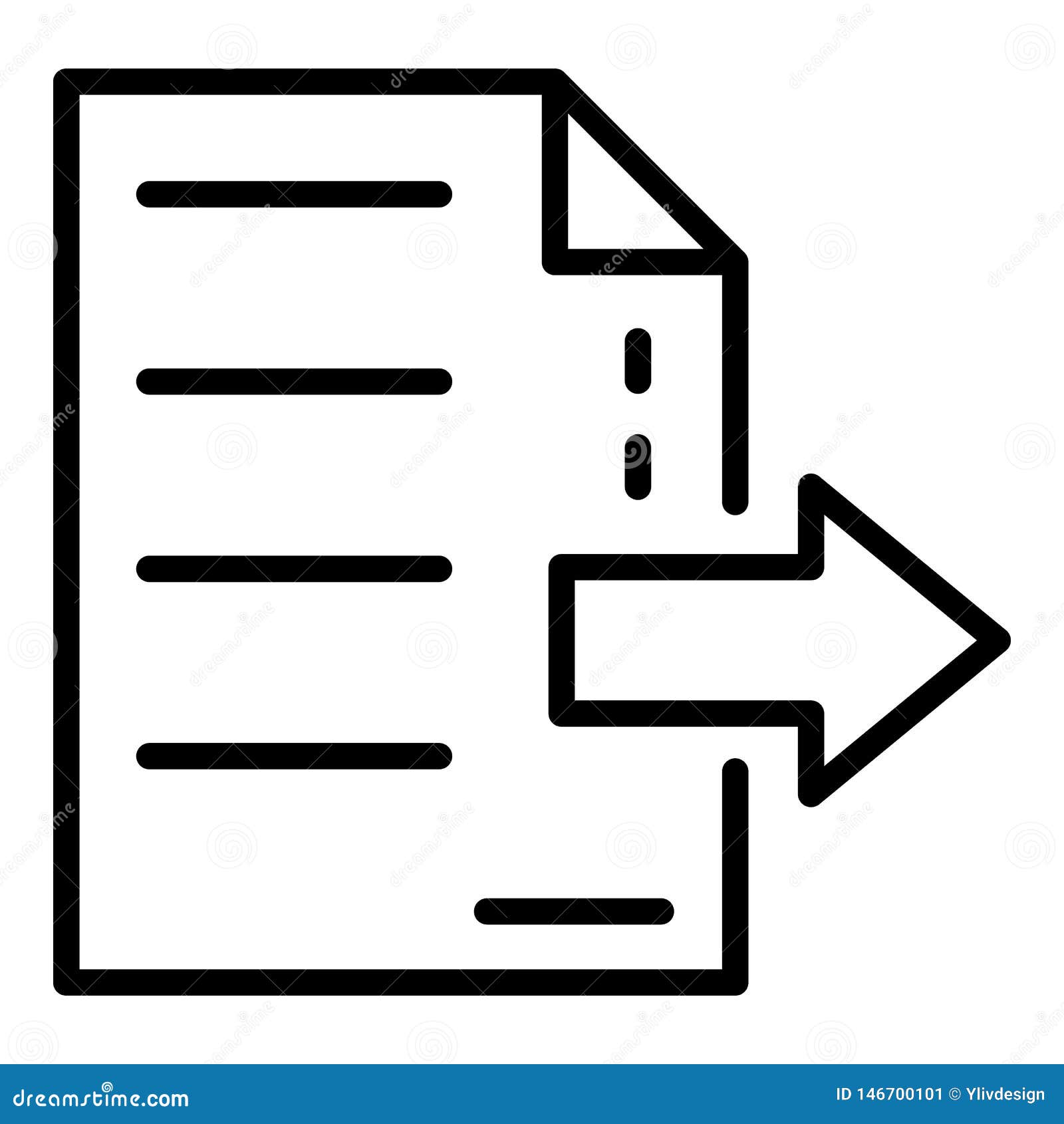 CMR Icon, Consignment Note Or Transport Document Vector Illustration ...