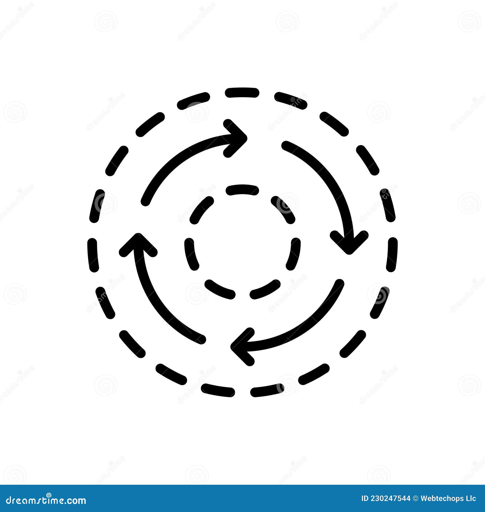 Black Solid Icon for Consistent, Constant and Consistency Stock Vector ...