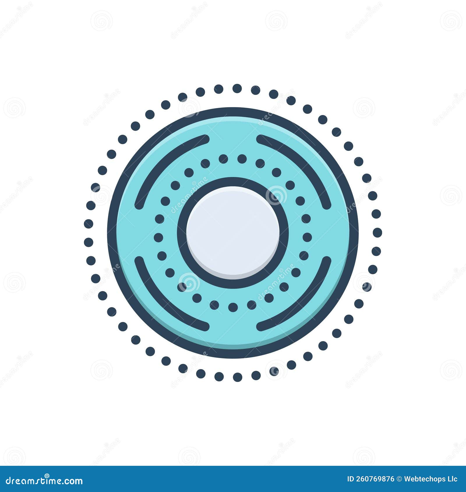 Color Illustration Icon for Consistently, always and Steadily Stock ...