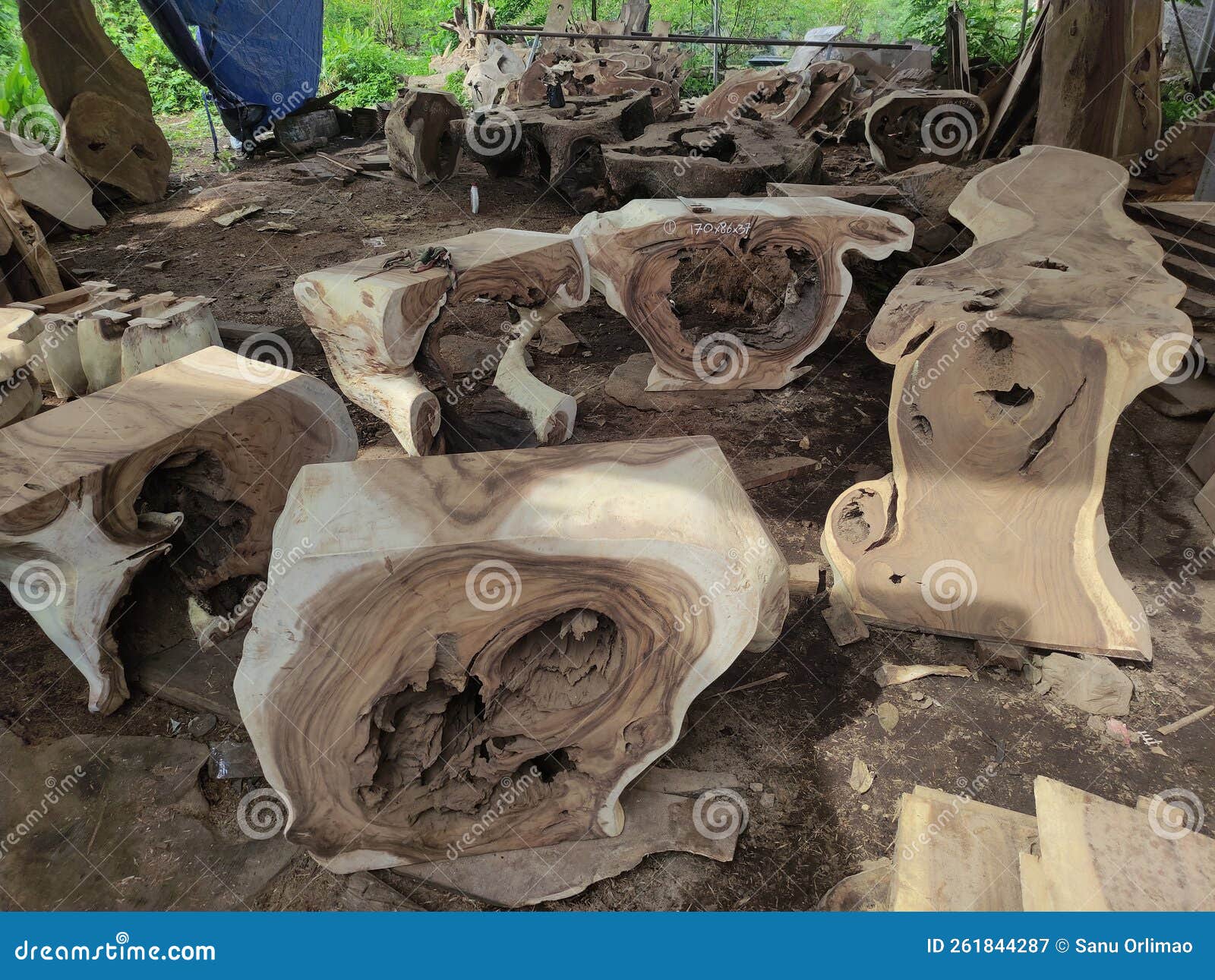 Console and Arch Table from Suar Wood Stock Image - Image of arch ...