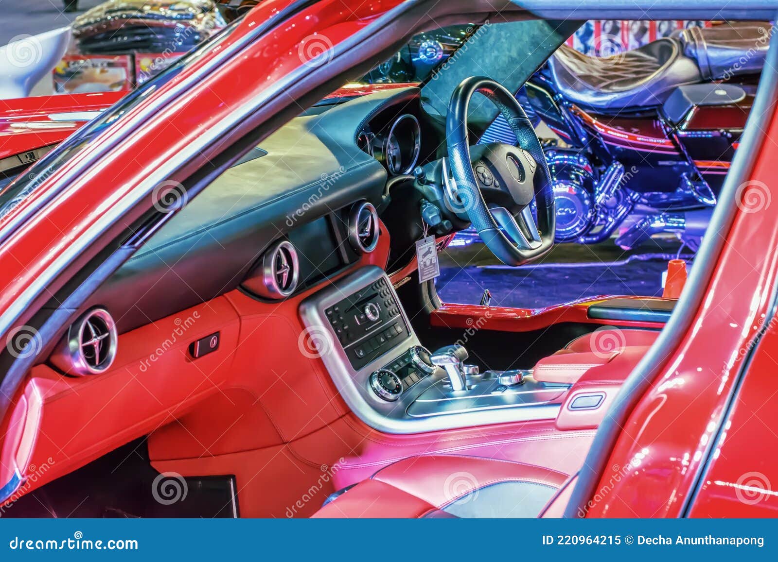 Console car stock image. Image of display, device, gear - 220964215