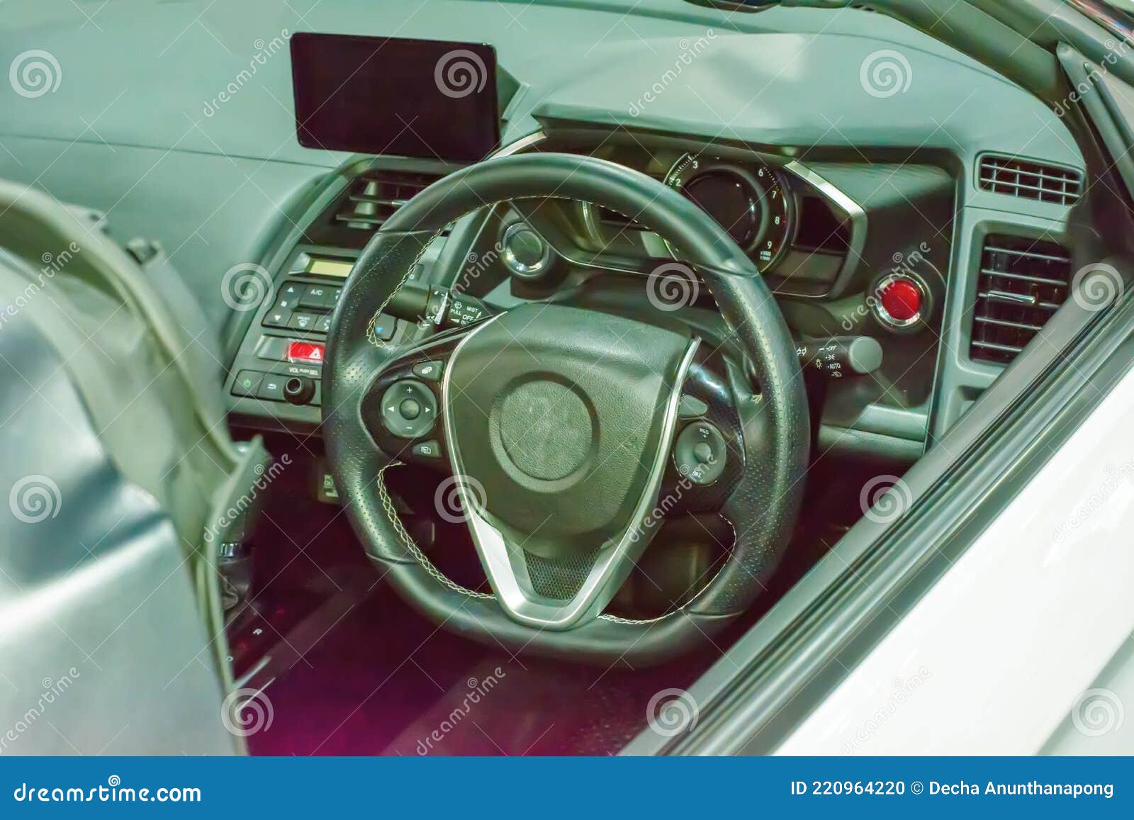 Console car stock photo. Image of dashboard, equipment - 220964220