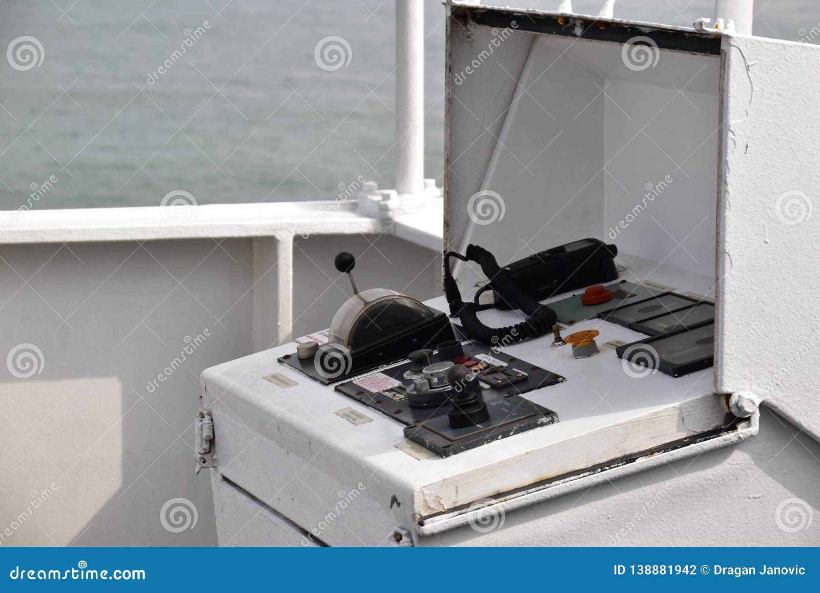 Wing console stock photo. Image of button, starboard - 138881942