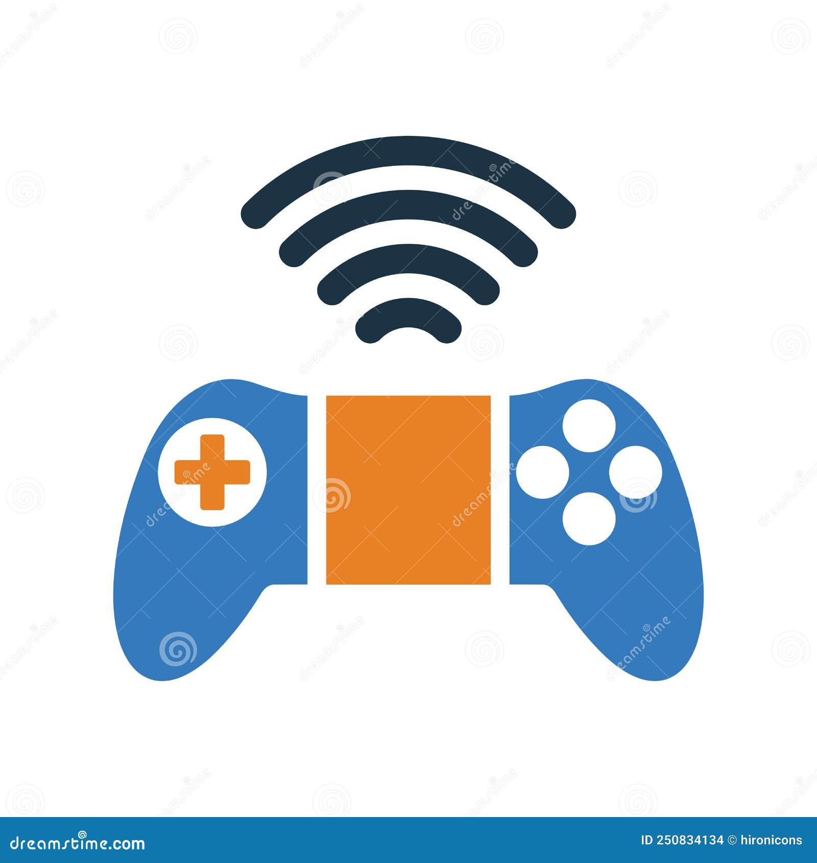 Console, Controller, Gaming Icon. Editable Vector Logo Stock ...