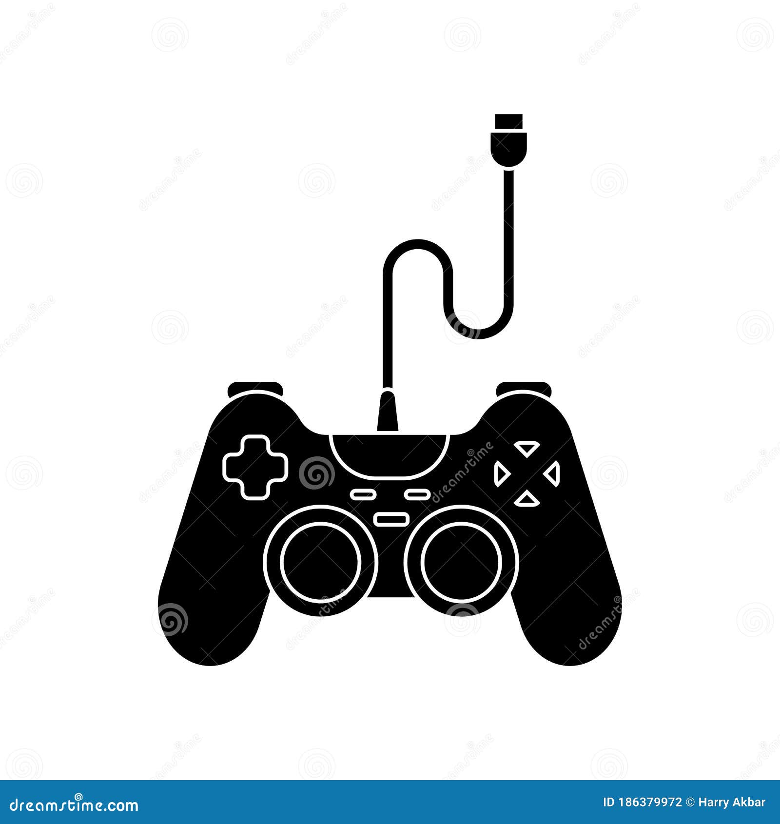 Console Controller Vector Illustration Stock Vector - Illustration of ...
