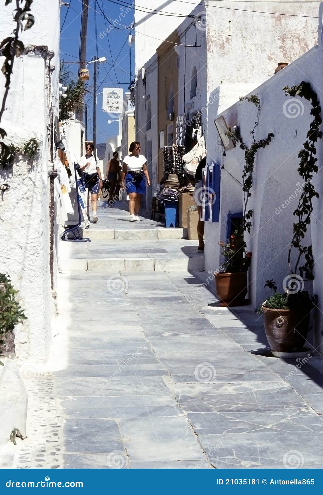 Console De Santorini, Cyclades, Gregos Foto Editorial - Imagem de egeu ...