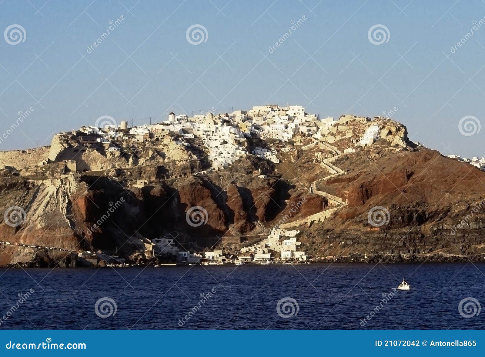 Console De Santorini, Cyclades, Gregos Foto de Stock - Imagem de casa ...