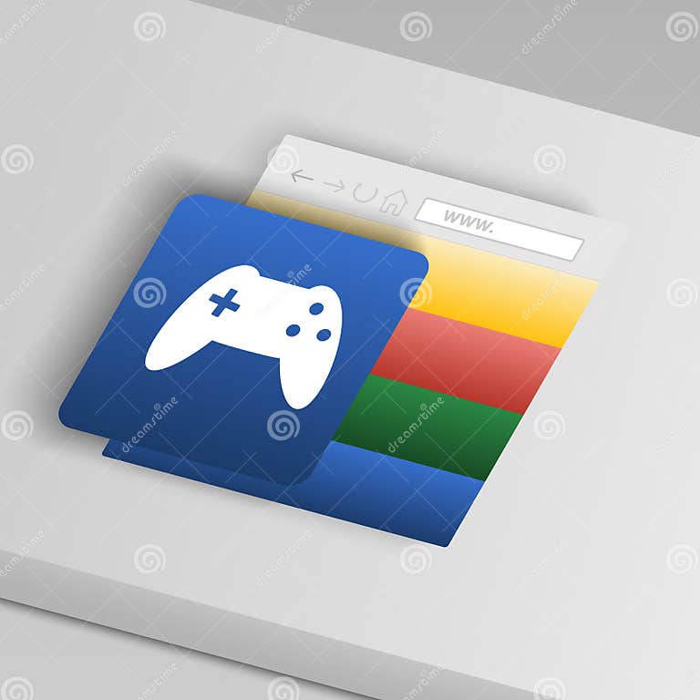 Console Console Icon. from Collection Button Icons Stock Illustration ...