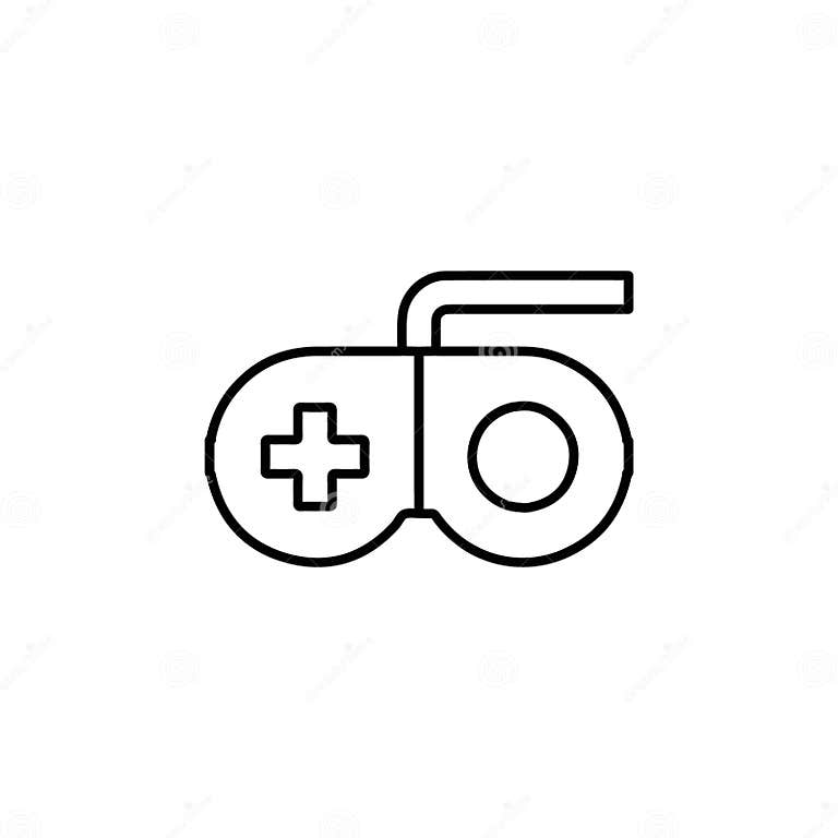 Console Icon Flat Logo Isolated Symbol Stock Illustration ...