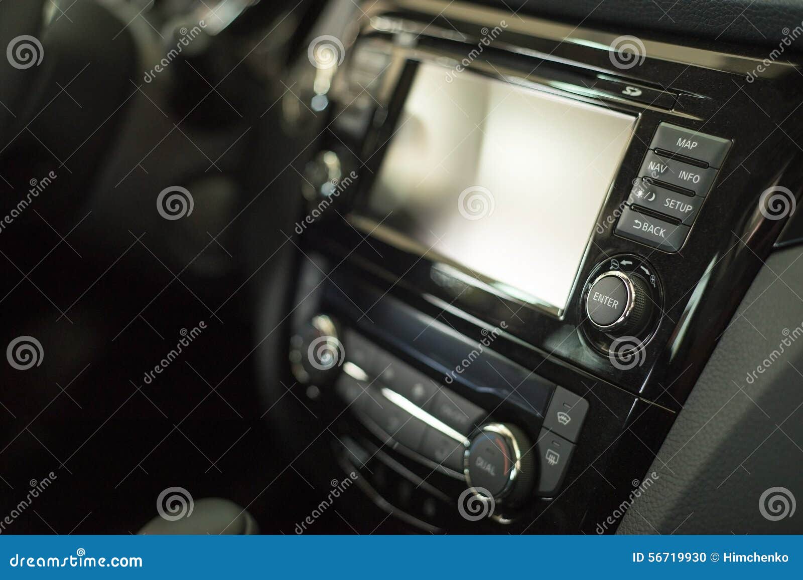 Console panel of car stock photo. Image of audio, monitor - 56719930